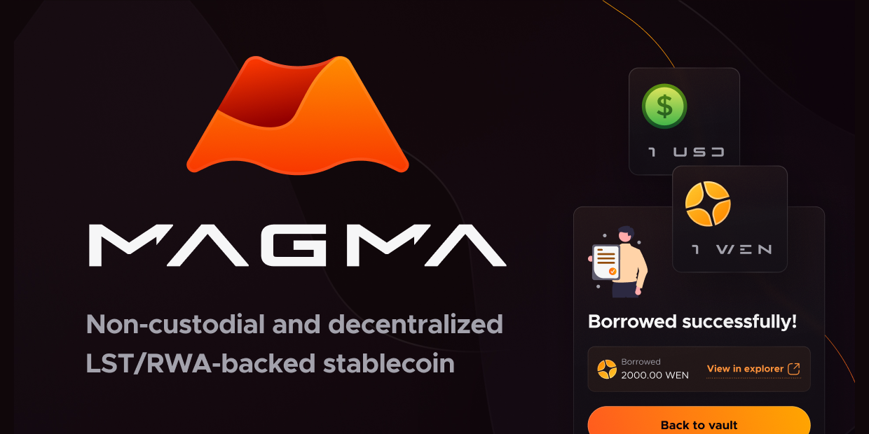 Magma Protocol | Decentralized LST/RWA-backed stablecoin